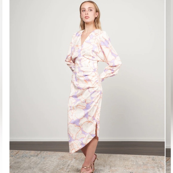 Smythe | Dresses | Smythe Abstract Floral Dress | Poshmark